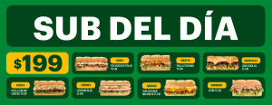 Sub del dia – Subway Uruguay